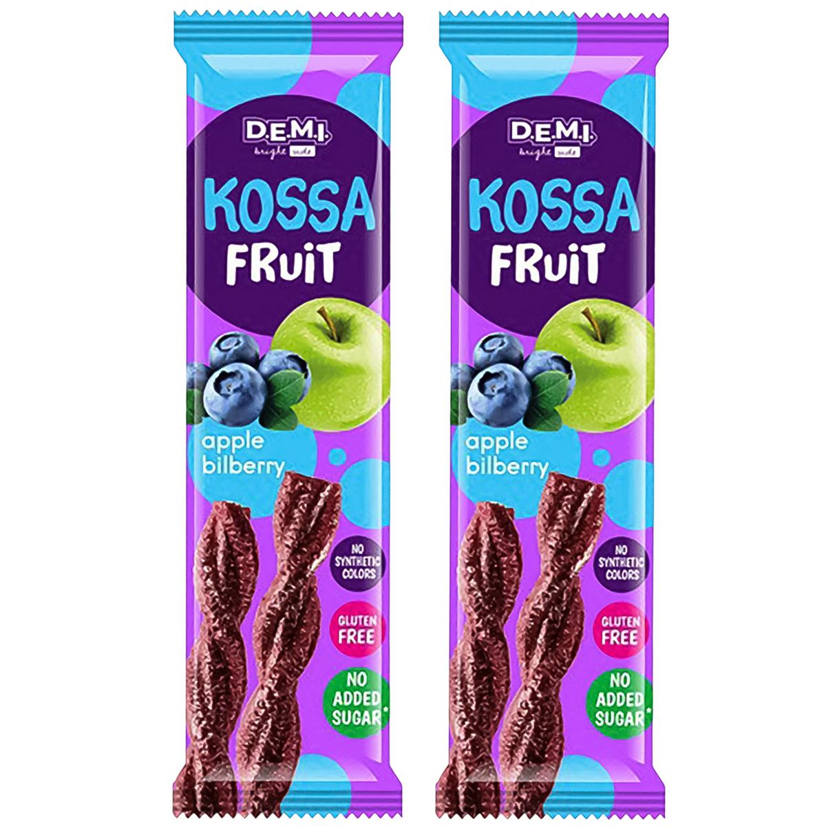 Пастила фруктова D.E.M.I. Kossa Fruit із соком чорниці 30 г (121770 ...