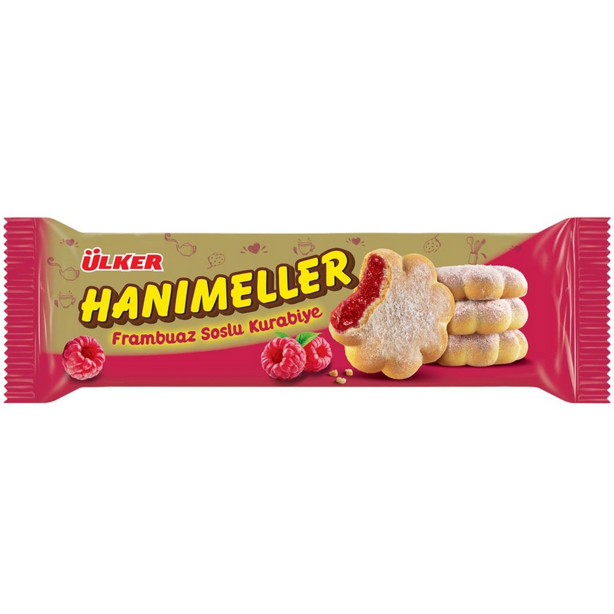 Печиво пісочне ULKER Hanimeller з малиновою начинкою 94,5 г (127831 ...
